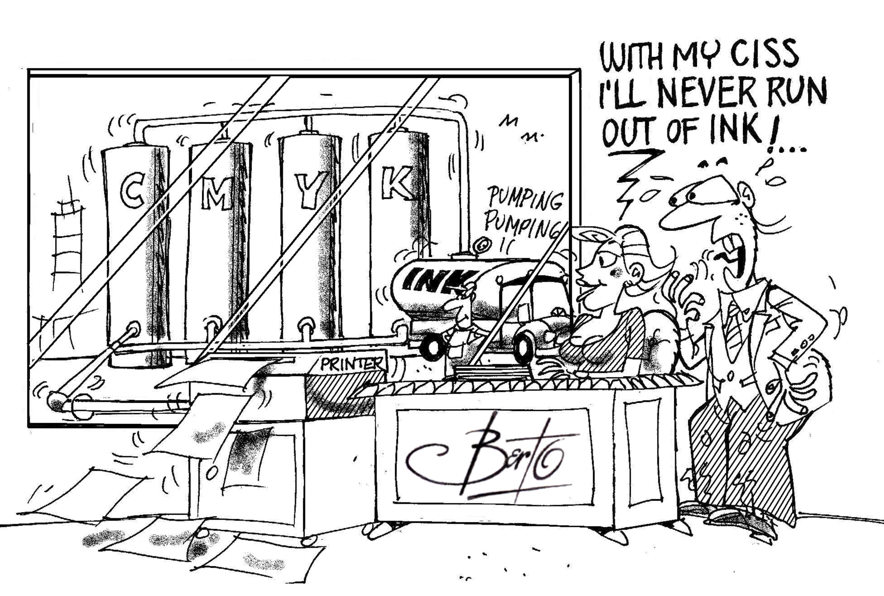 Never Run Out of Ink Again - Berto fills her tanks - RTM World